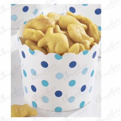 Glasses Snacks Snacks Blue dots (36) utensils sweet tables sweet tables ...