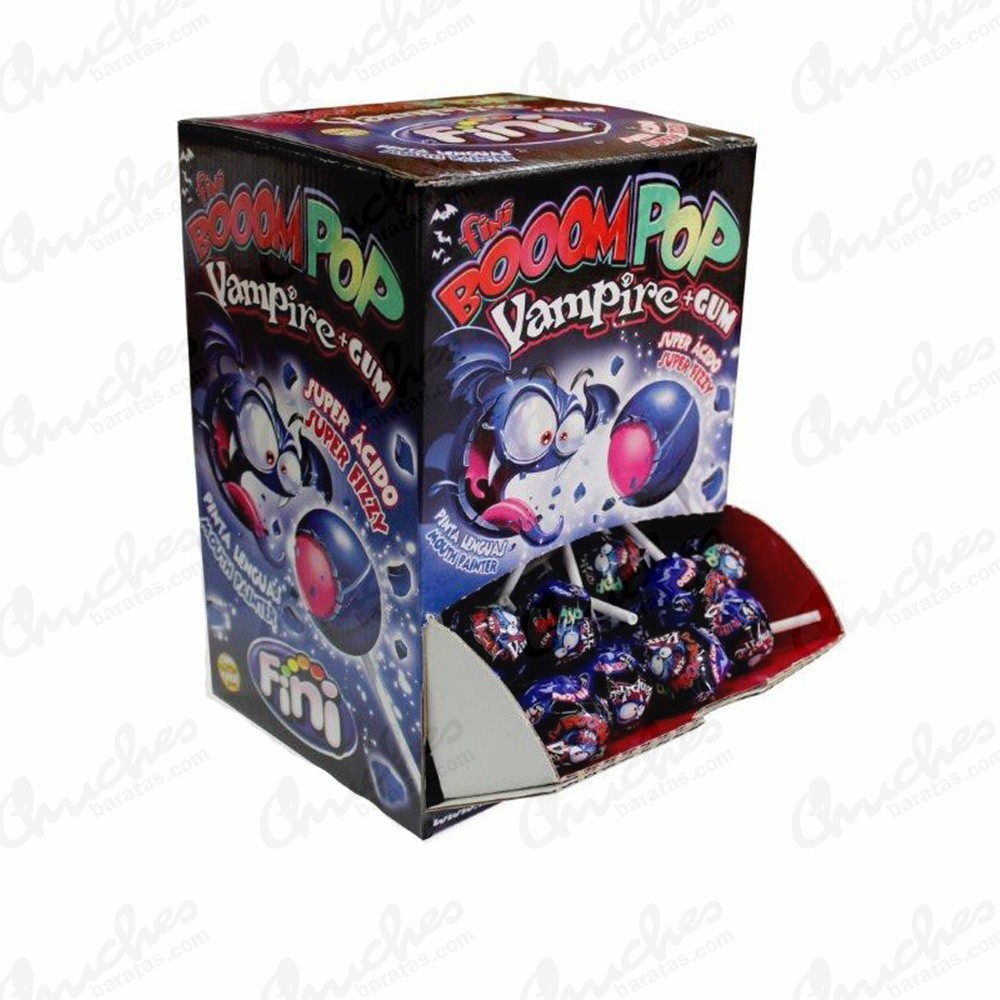 Comprar Booom pop Vampire + gum 100 unidades Online - Chuches Baratas