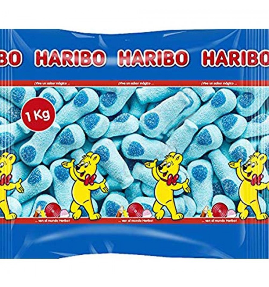 Haribo blue 1 kg Candy Jelly mini-cups sugar Jellybeans Candies ...