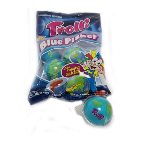 Blue planet 4 units Gummies shine Jellybeans Candies - Chuches Baratas