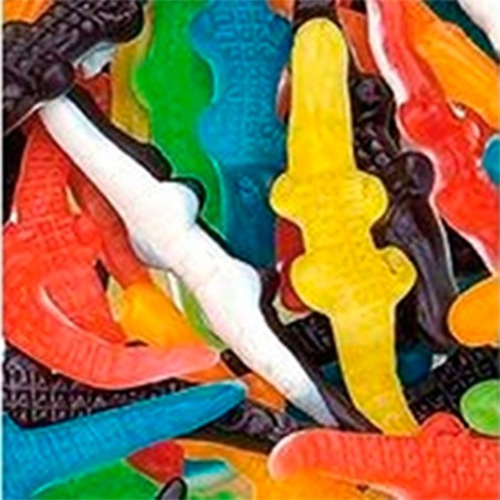 Glossy dulceplus crocodiles Gummies shine Jellybeans Candies - Chuches ...
