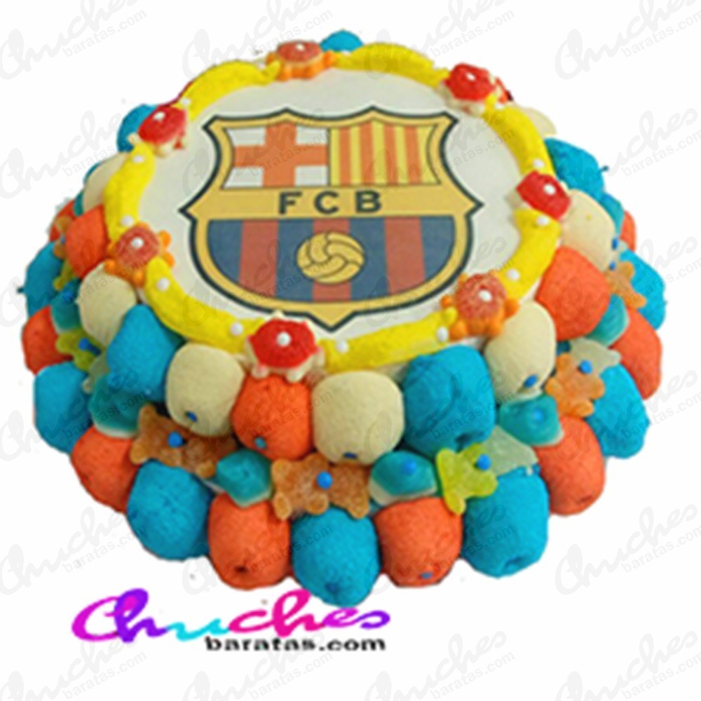 2-floor cake FC Barcelona goosine soccer tarts Cakes and brochettes ...