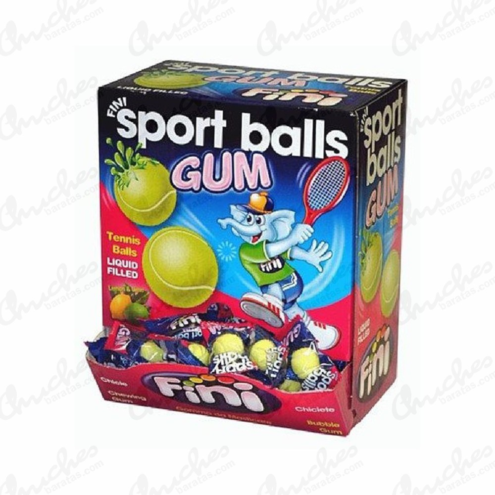 Comprar Chicles bolas de tenis fini 200 unidades Online - Chuches Baratas